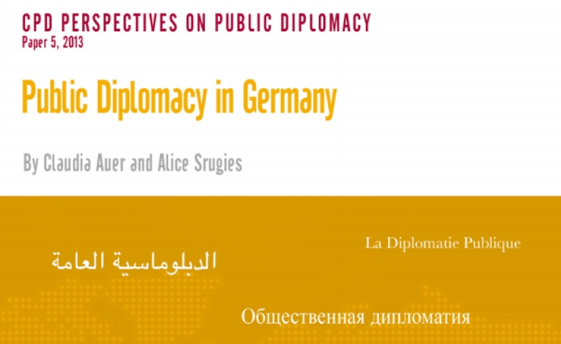 NEW CPD Perspectives, “Public Diplomacy in Germany” | USC Center on Public Diplomacy